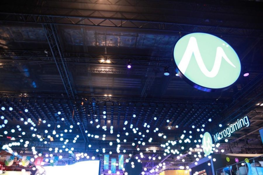 Microgaming Stand at ICE Totalling Gaming Exhibition | Blackout