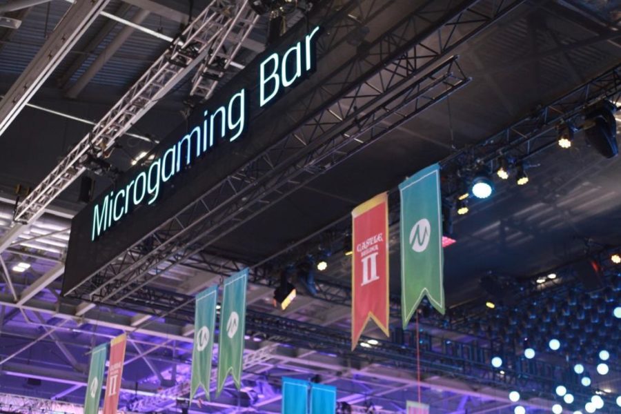 Microgaming Stand at ICE Totalling Gaming Exhibition | Blackout